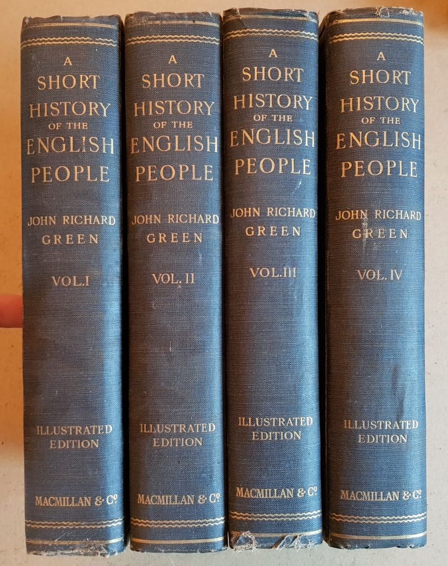 A Short History of the English People, Illustrated Edition, Four ...