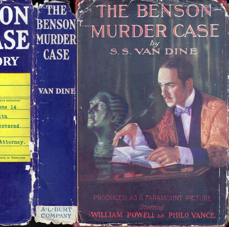 The Benson Murder Case by VAN DINE, S. S.: (1930) | Babylon Revisited ...