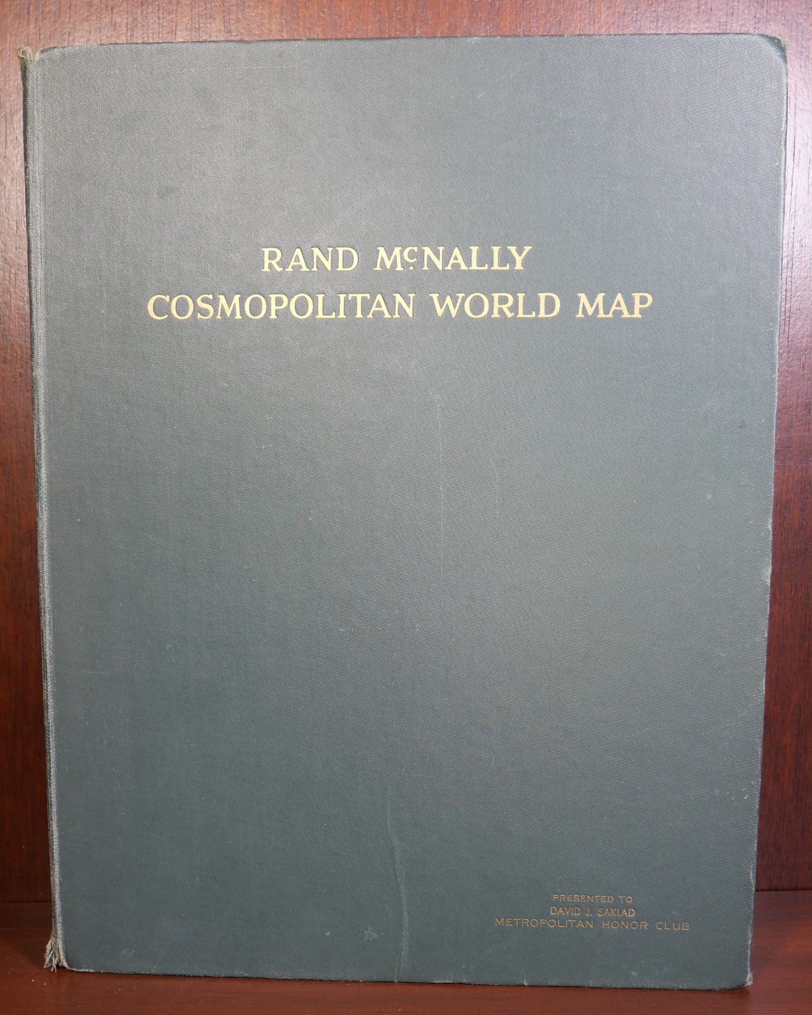 Rand McNally Cosmopolitan World Map de Rand McNally: (1940) Mapa ...