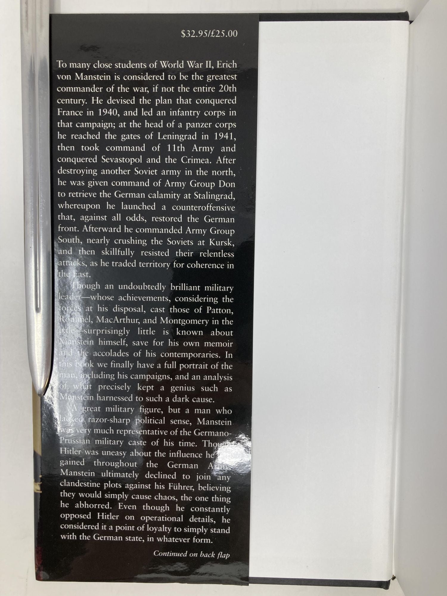 Erich von Manstein: Hitler's Master Strategist von Lemay, Benoit: Like ...