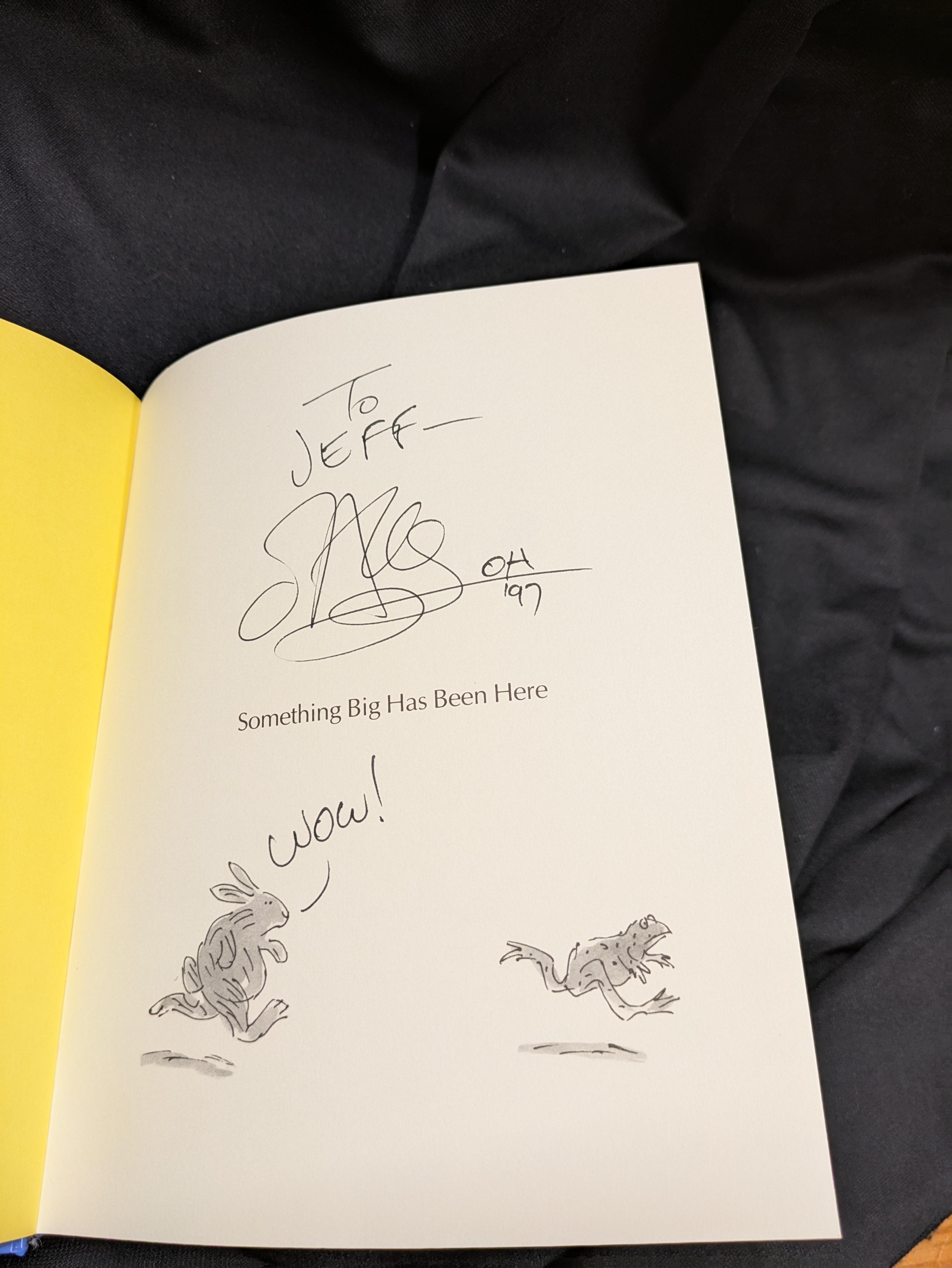 Something BIG has Been Here by Prelutsky, Jack: Near Fine Hardcover ...