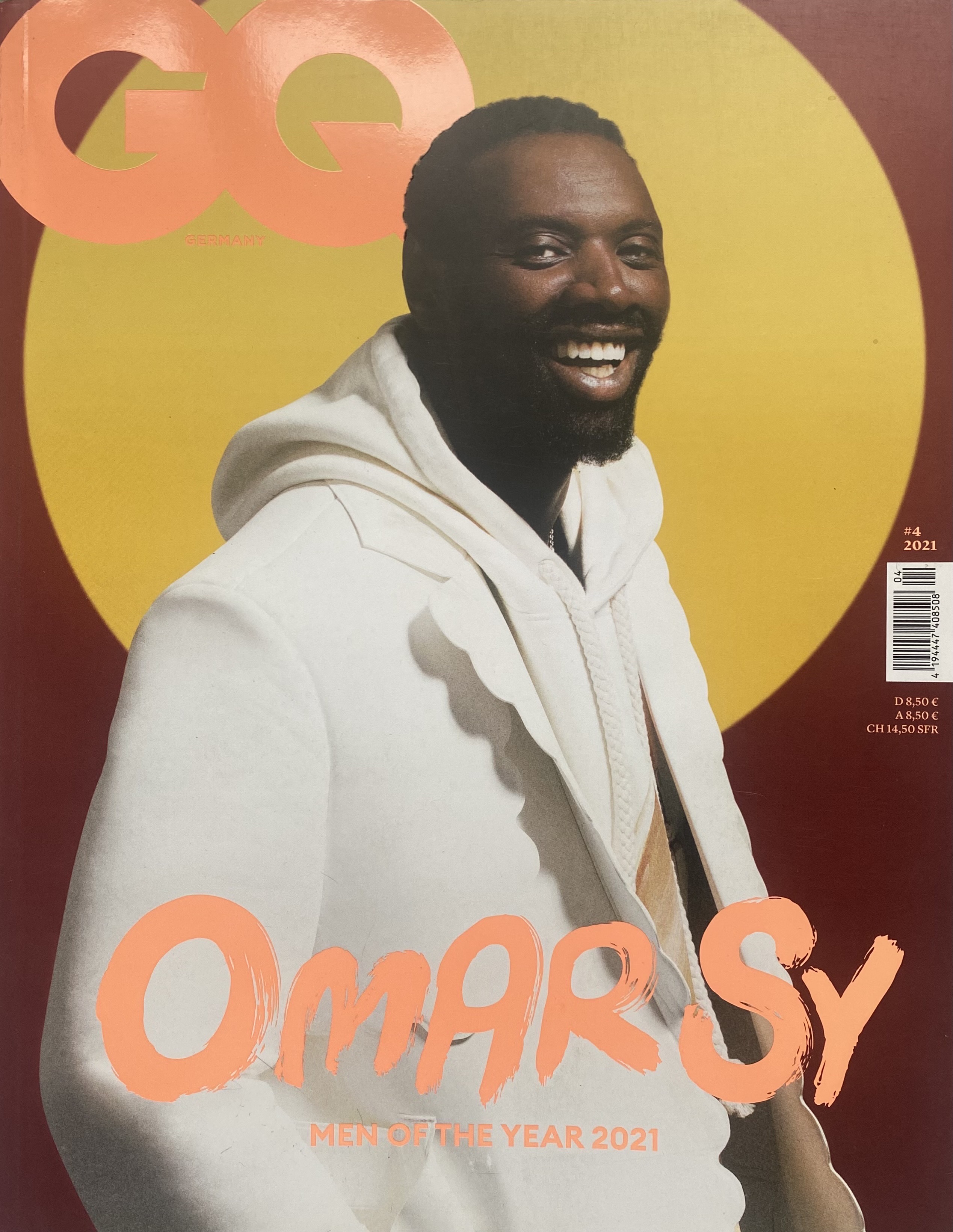 GQ Magazine Germany - #4, 2021. Omar Sy. Men of the Year 2021.: (2021 ...