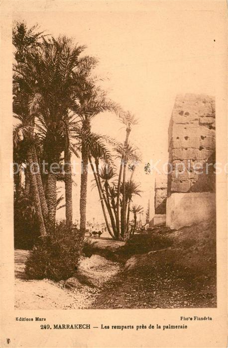 Postkarte Carte Postale 73477799 Marrakech Marrakesch Les remparts prÃ s de la palmeraie ...