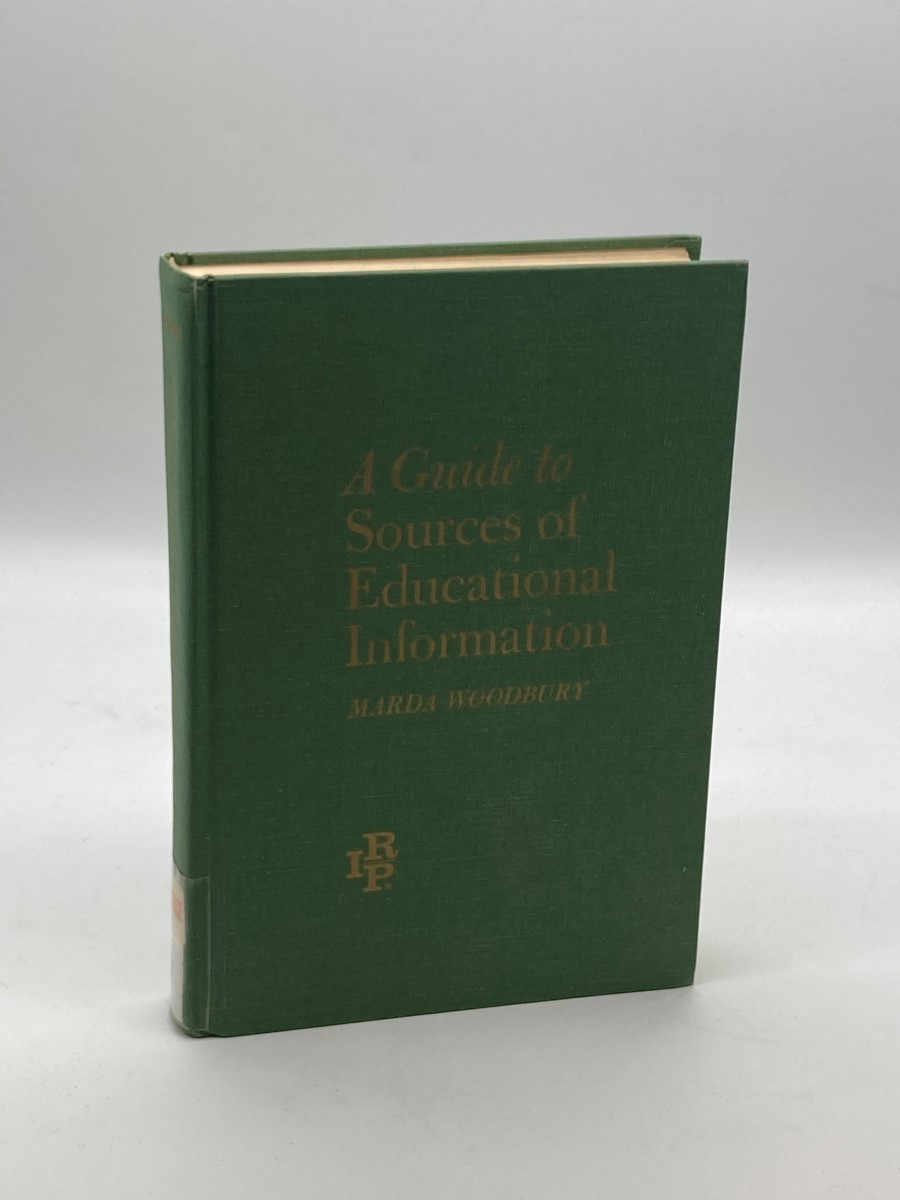 A Guide to Sources of Educational Information by Marda Woodbury: Good+ ...