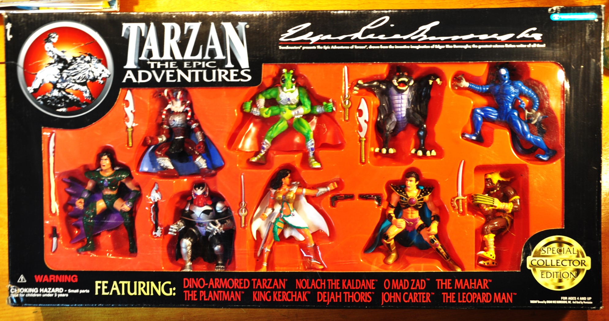 Vintage 1995 Tarzan The Epic Adventures- Mars Series 9 Action Figure ...