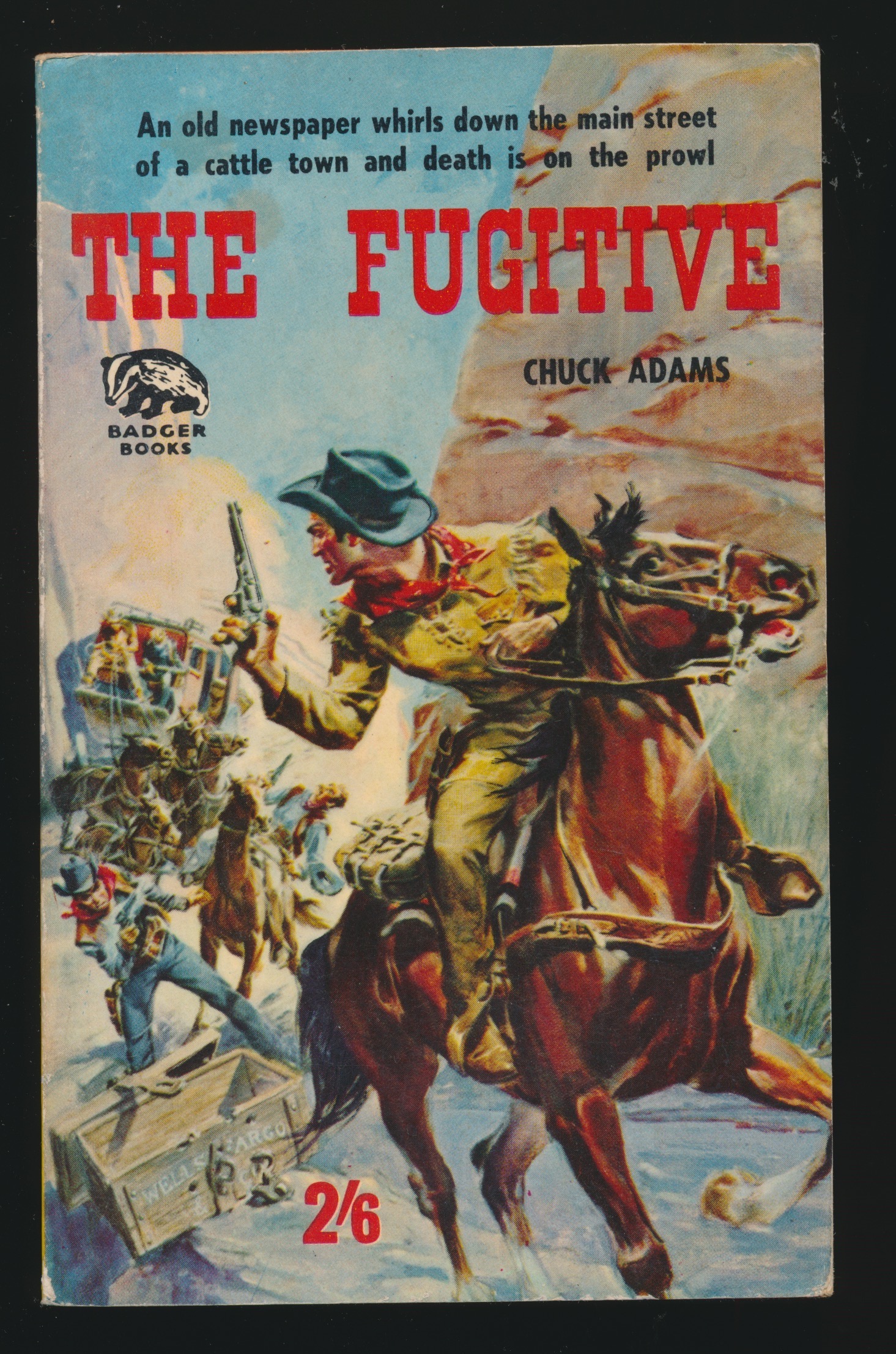 The Fugitive by Chuck Adams: Very Good Soft cover 1st Edition ...