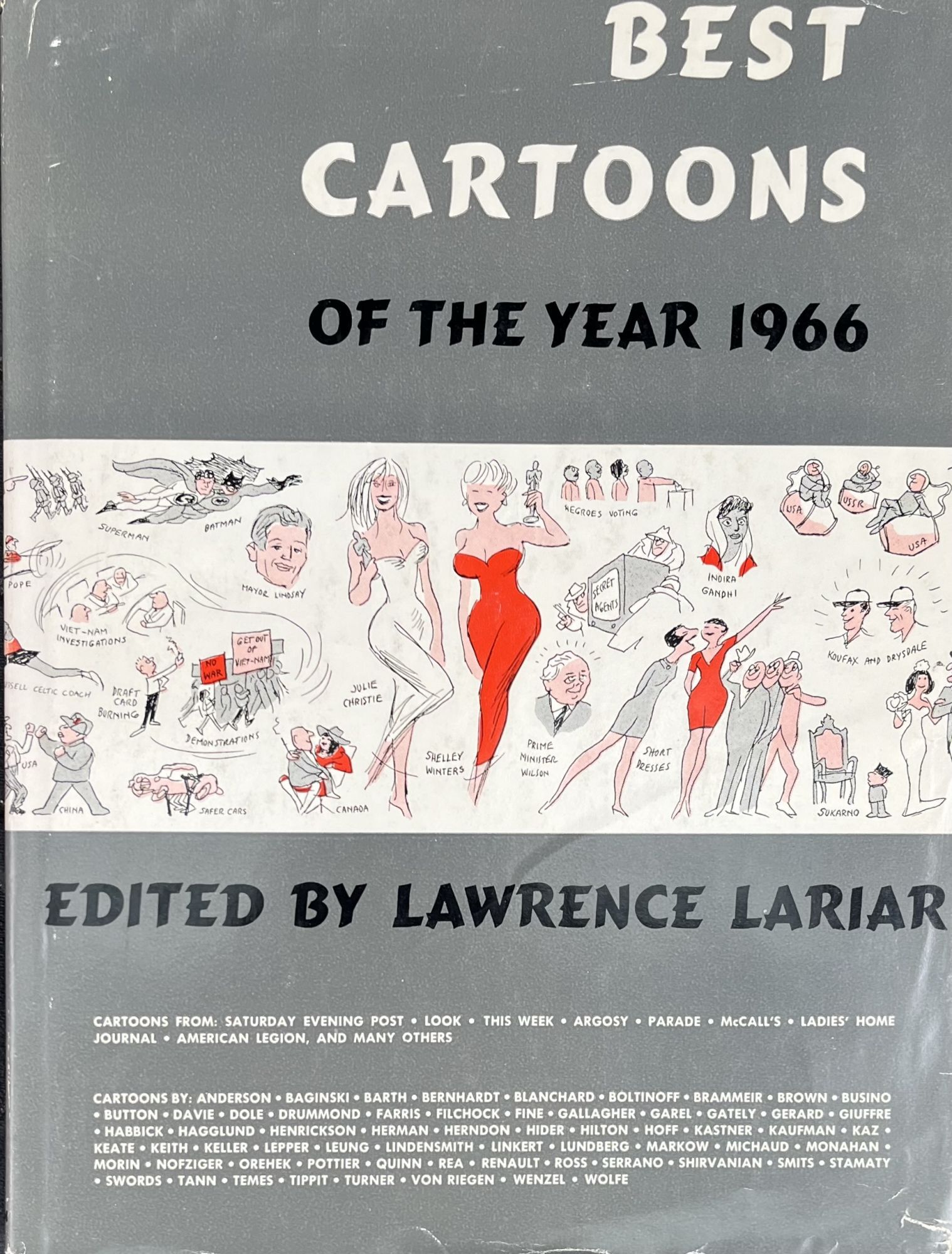 Best Cartoons of the Year 1966 by Lawrence Lariar: Hardcover (1966 ...
