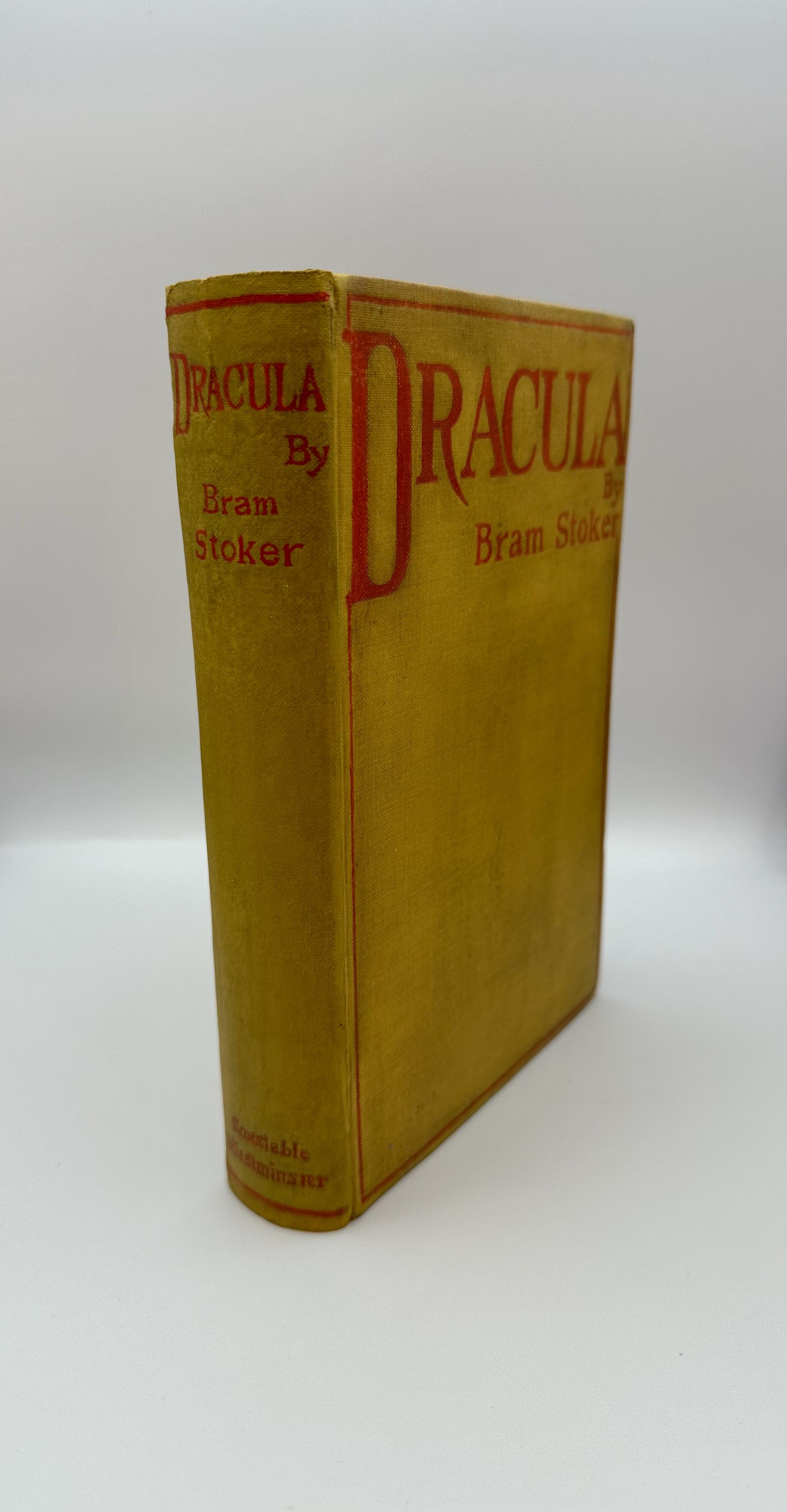 Dracula By Stoker Bram Near Fine Hardcover 1897 1st Edition Signed By Authors Magnum