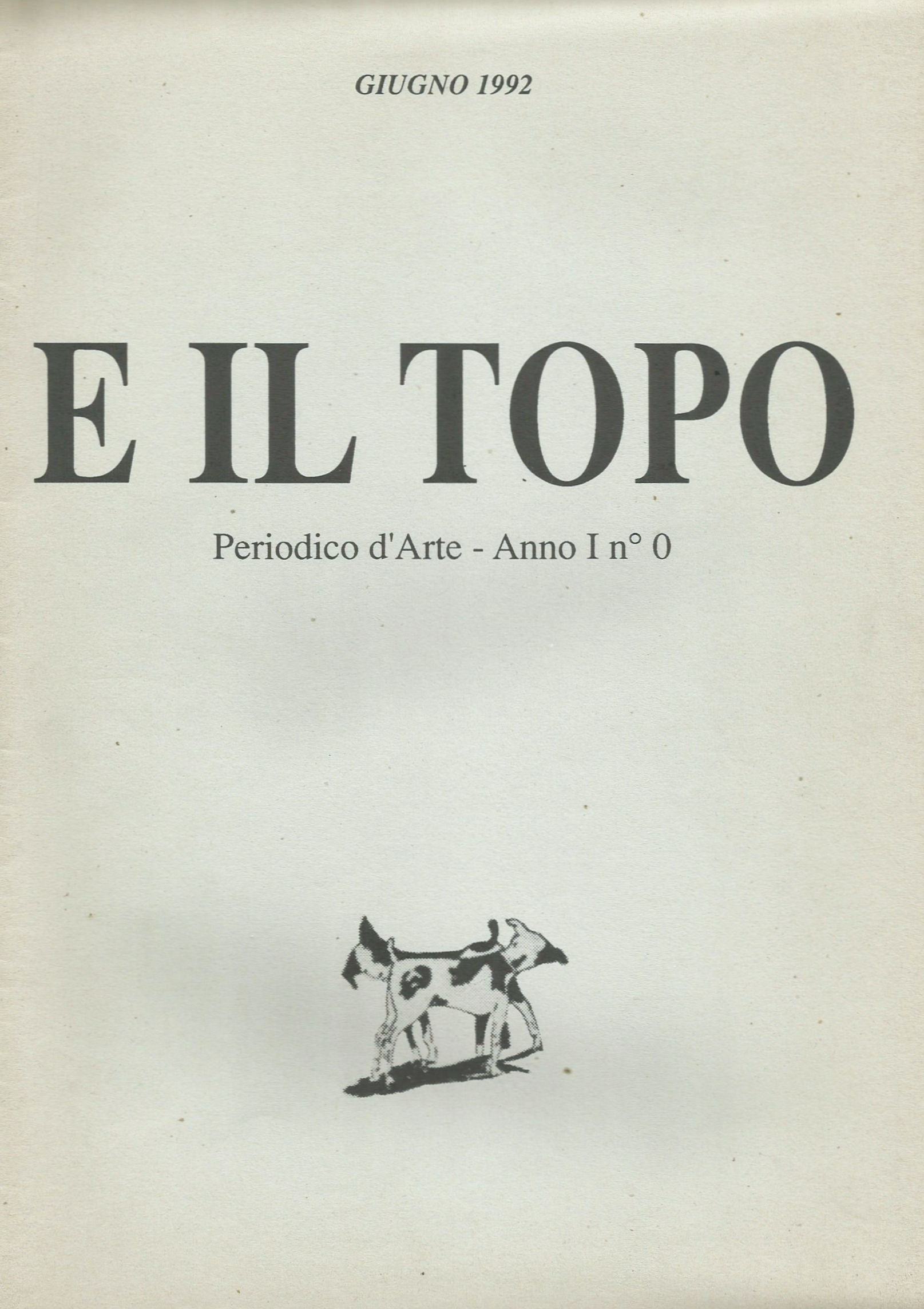 Periodico d'arte (poi d artista). Direttore responsabile Armando della ...