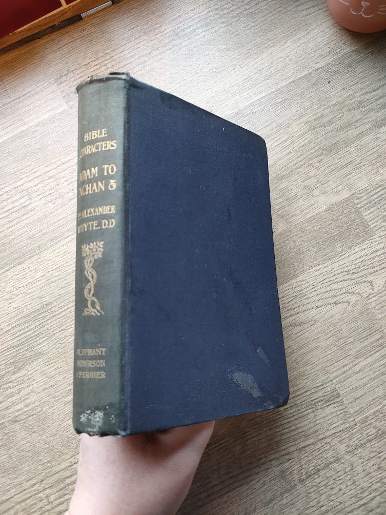 Bible Characters: Adam to Achan by Whyte, Alexander: Average Cloth ...