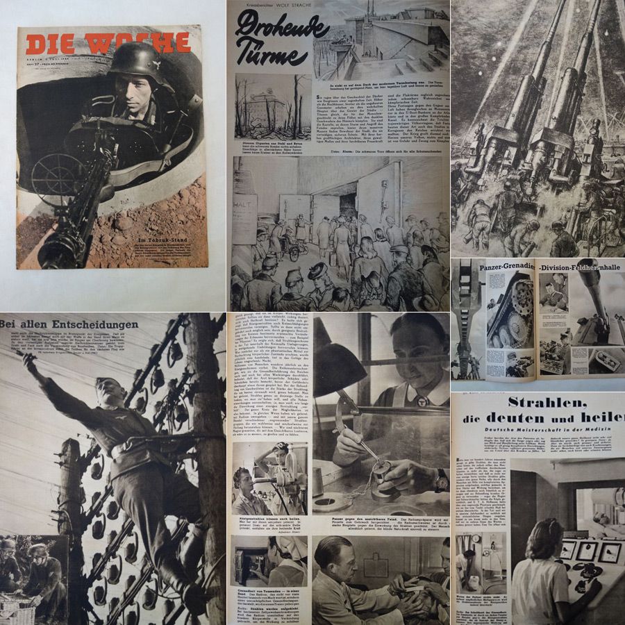 Die Woche Heft 27 / 5. Juli 1944 * P a n z e r g r e n a d i e r - D i ...
