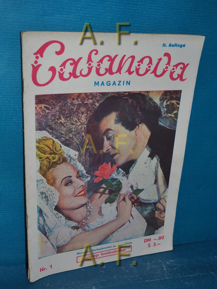 Casanova Magazin Nr. 1. by Obransky, Wilhelm:: (1111) 2. Auflage ...