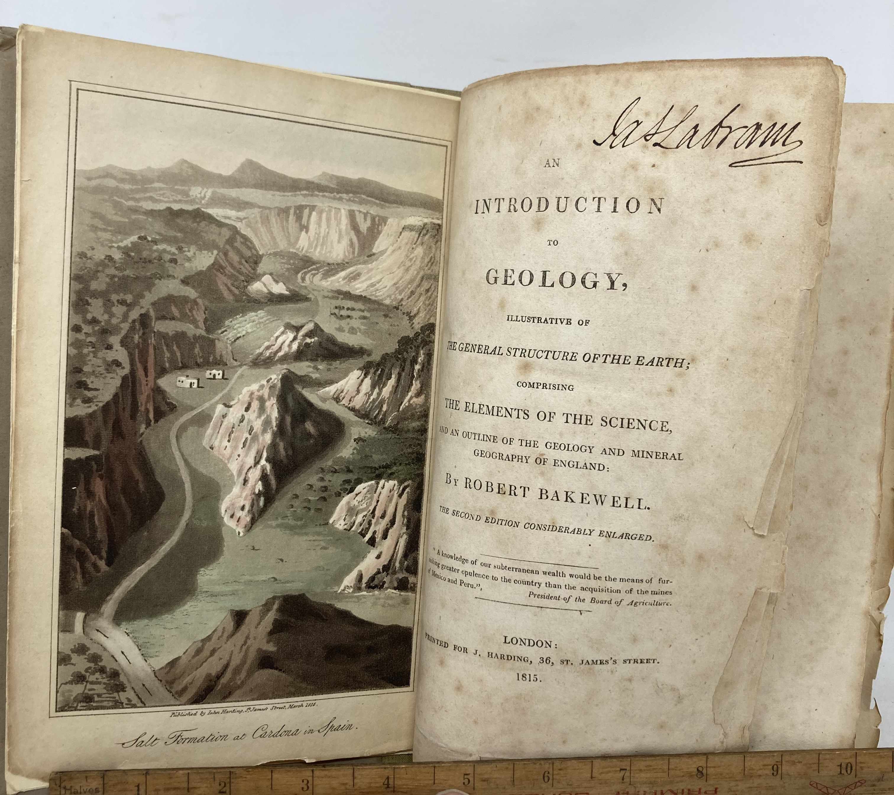 An Introduction to Geology, Illustrative of the General Structure of ...