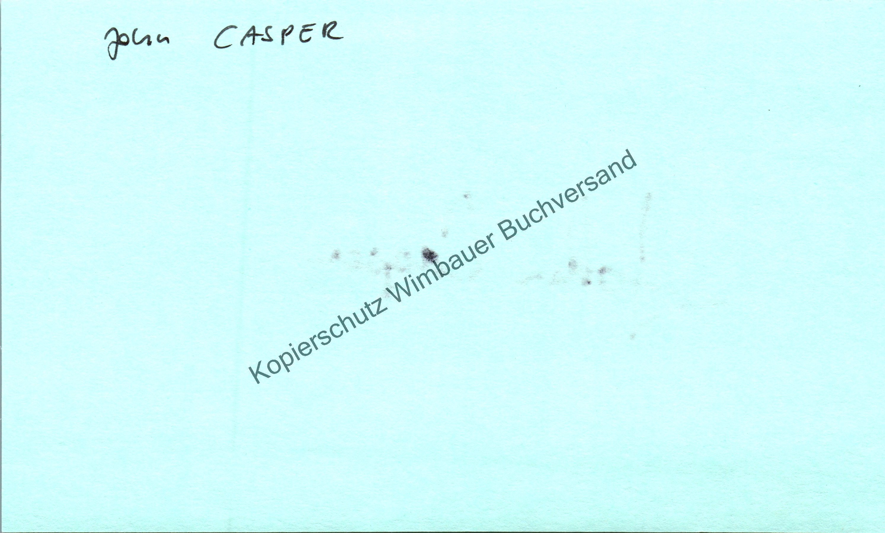 Original Autograph John Howard Casper NASA Astronaut // Autogramm ...