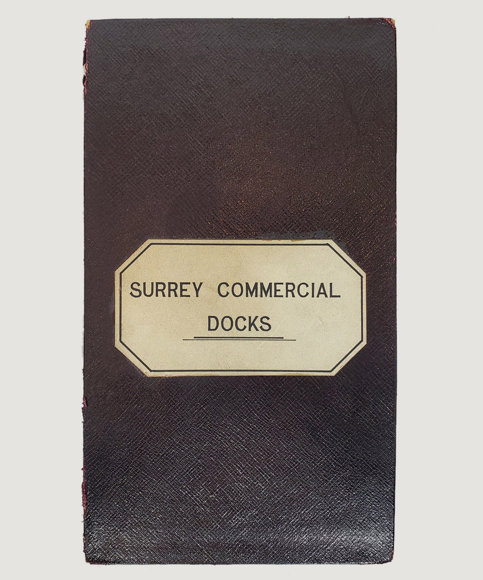 Plan of the Surrey Commercial Docks 1926. by Port of London Authority ...