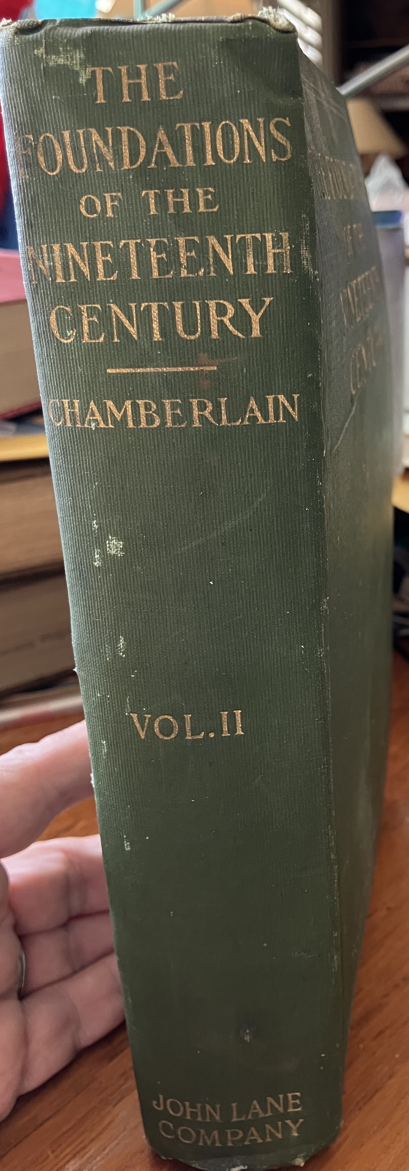 The Foundations of the Nineteenth Century - Vol. II by Houston Stewart ...