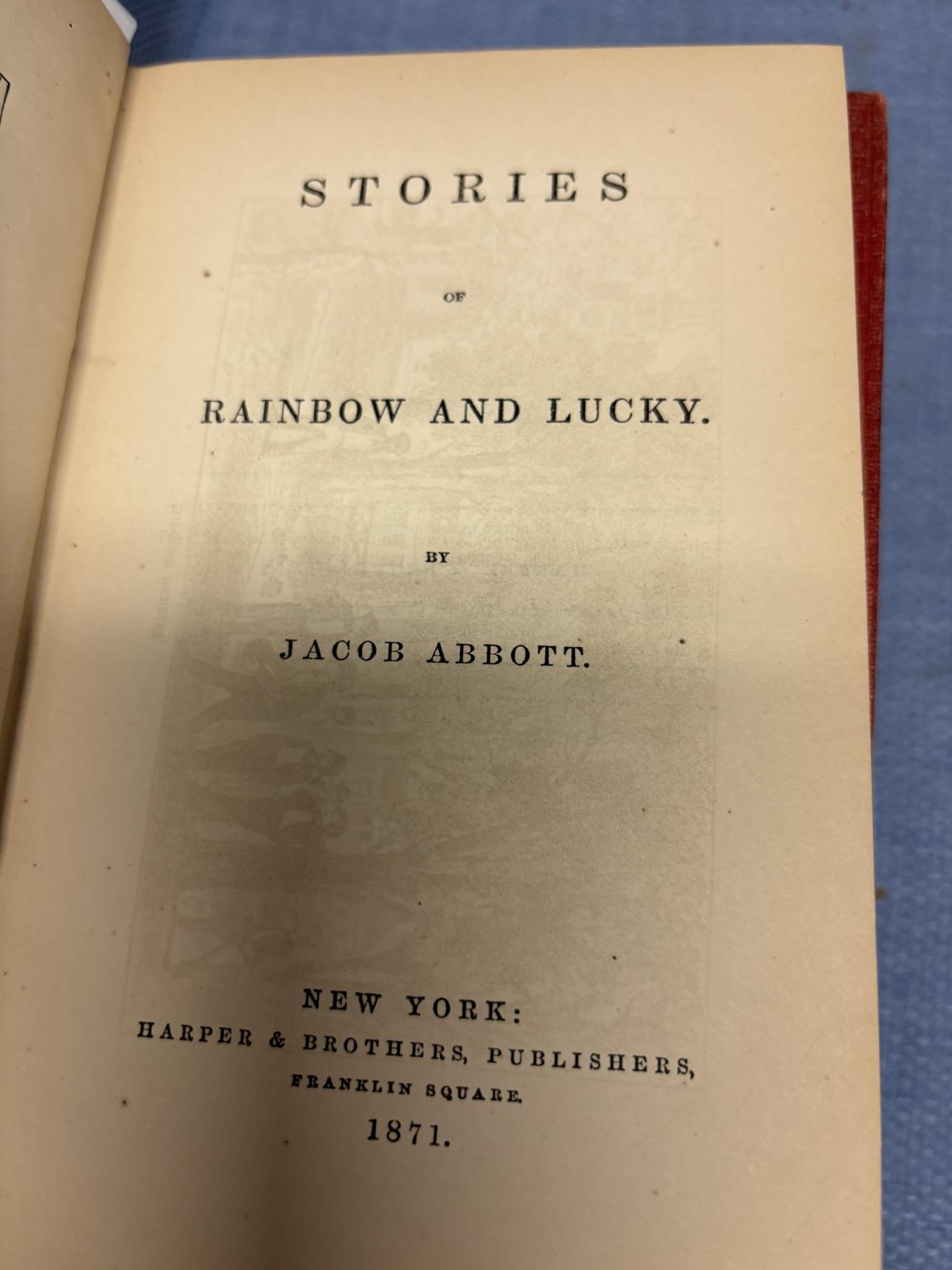 Stories of Rainbow and Lucky, complete in 5 volumes: Handie; Rainbow's ...
