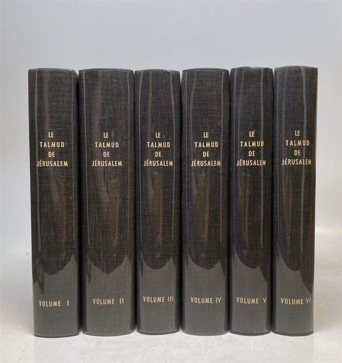 Le Talmud de Jerusalem by TALMUD; SCHWAB, Moise: near fine hardcover ...