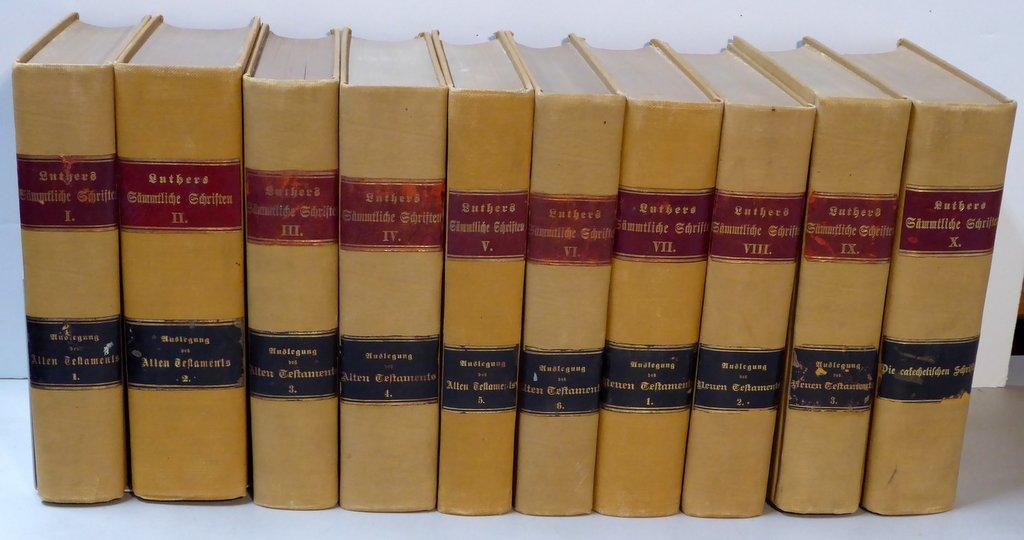 MARTIN LUTHER'S COMPLETE WORKS IN 25 VOLUMES. Dr. Martin Luther's ...