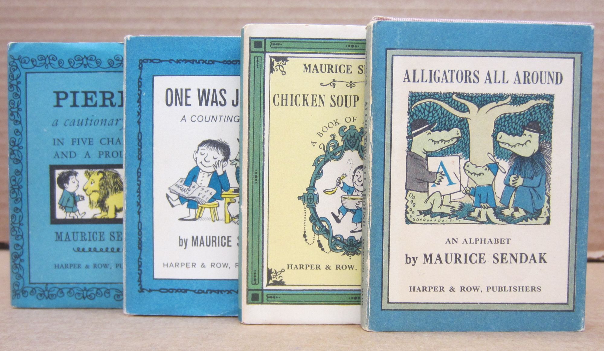 NUTSHELL LIBRARY. Four Volumes. Chicken Soup with Rice, Pierre, One was ...