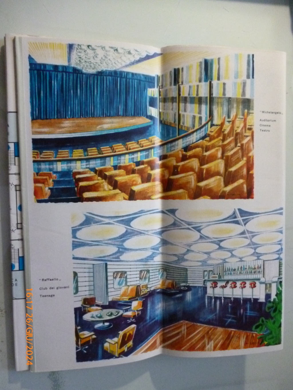 ITALIA Navigazione Italian Line "MICHELANGELO" "RAFFAELLO" PIANO DI ...