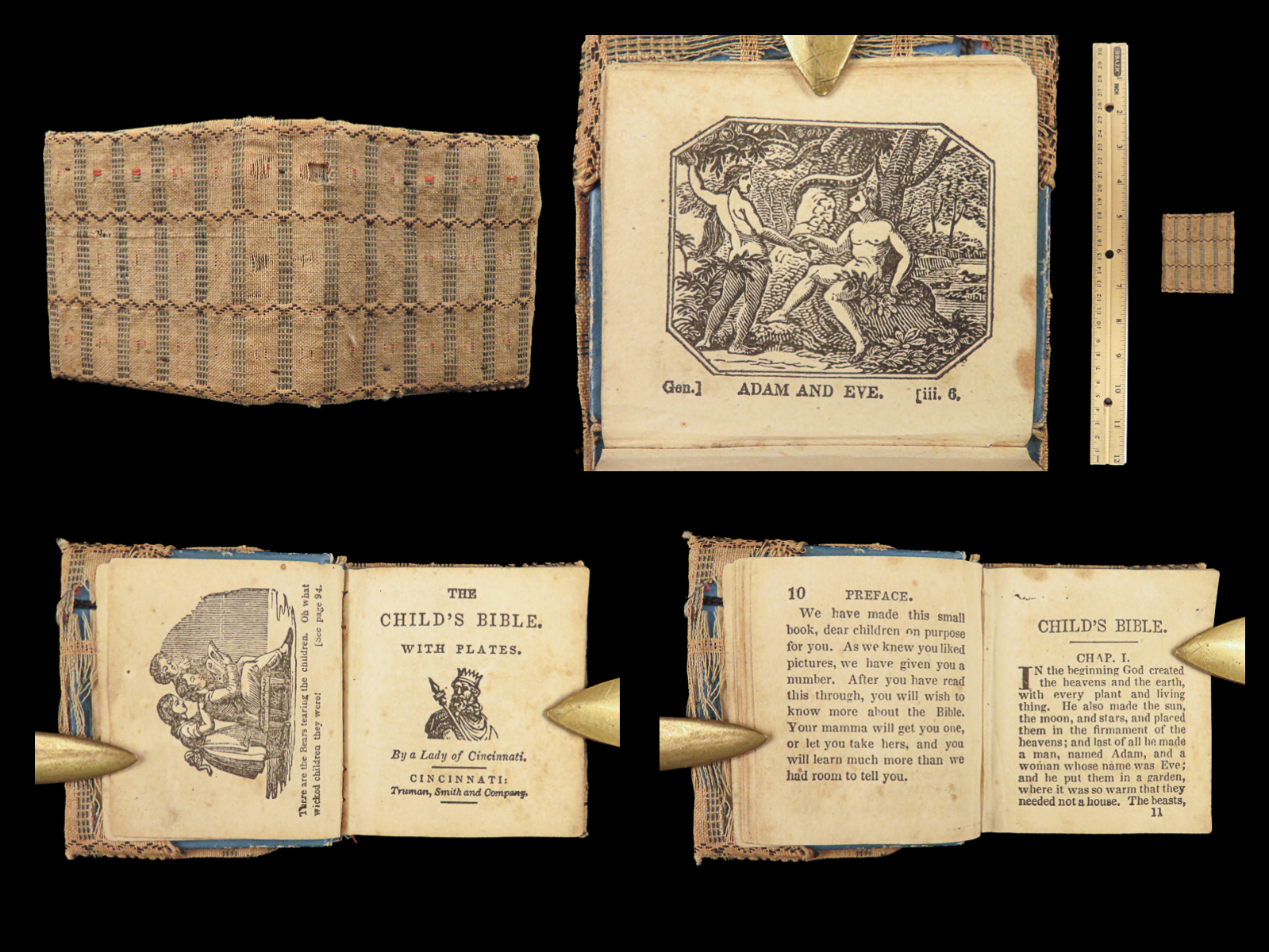 The Child s Bible with Plates by [A LADY OF CINCINNATI]: Near Fine ...