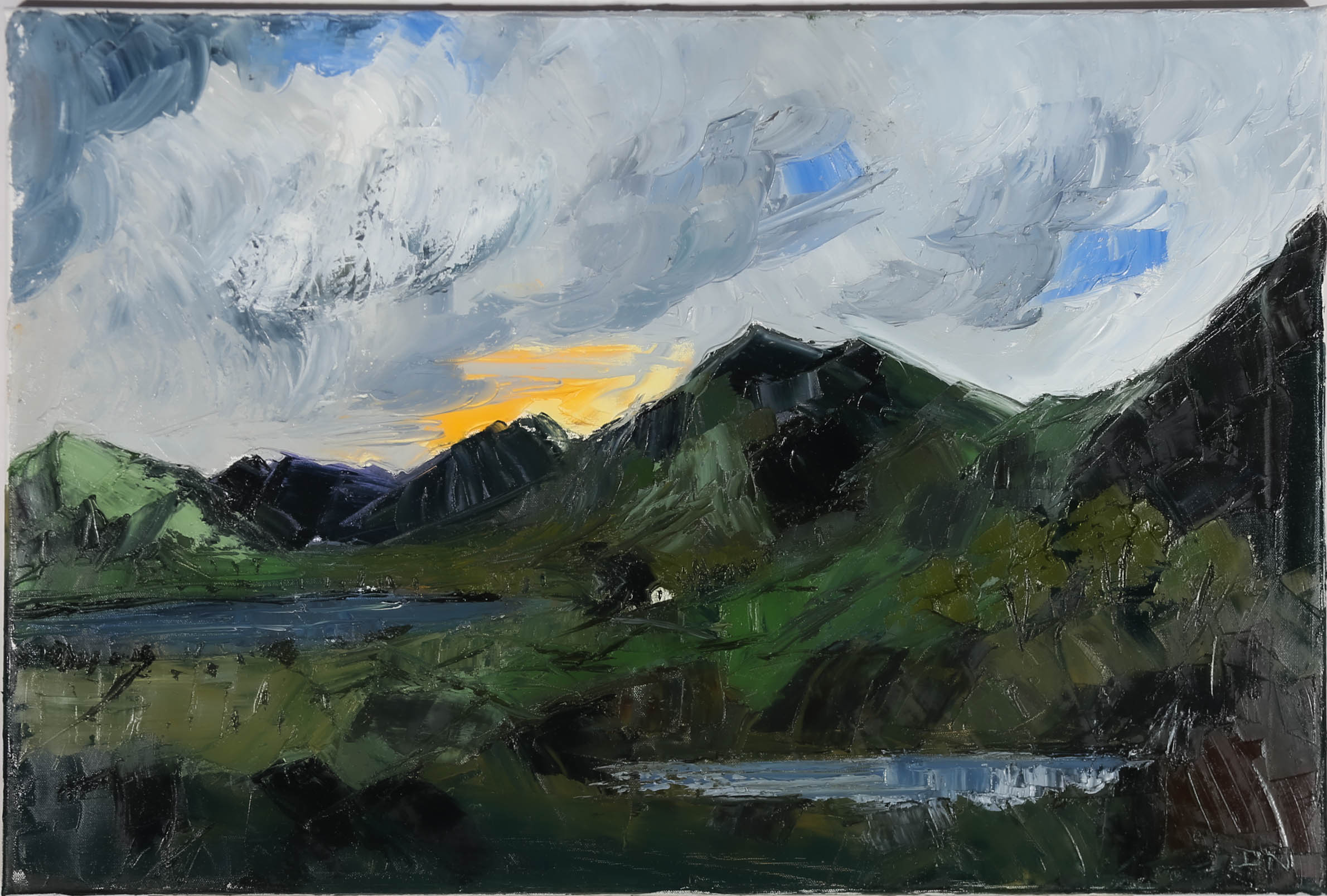 Daniel Nichols - Contemporary Oil, Little Langdale, Lake District von ...