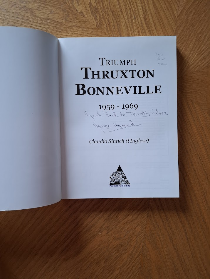 TRIUMPH THRUXTON BONNEVILLE 1959-1969 by SINTICH, CLAUDIO: Fine ...