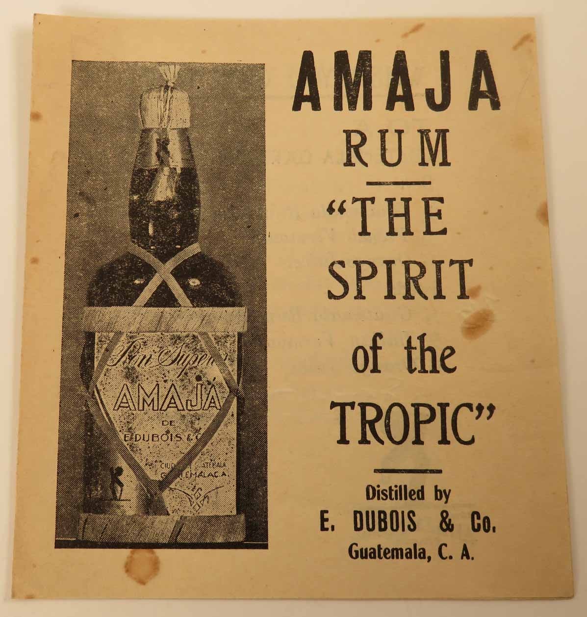 Amaja Rum, The Spirit of the Tropic [ COCKTAIL RECIPES ] de DUBOIS, E ...