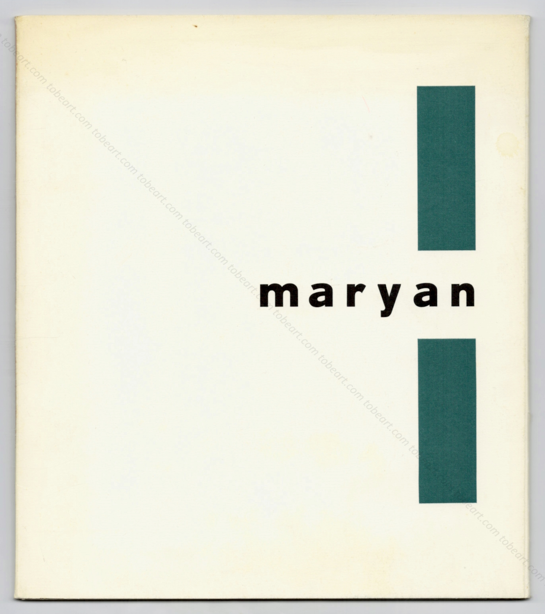 MARYAN. Werken uit de jaren 1953-1966. by [MARYAN].: Très bon Couverture souple (1966) Edition ...