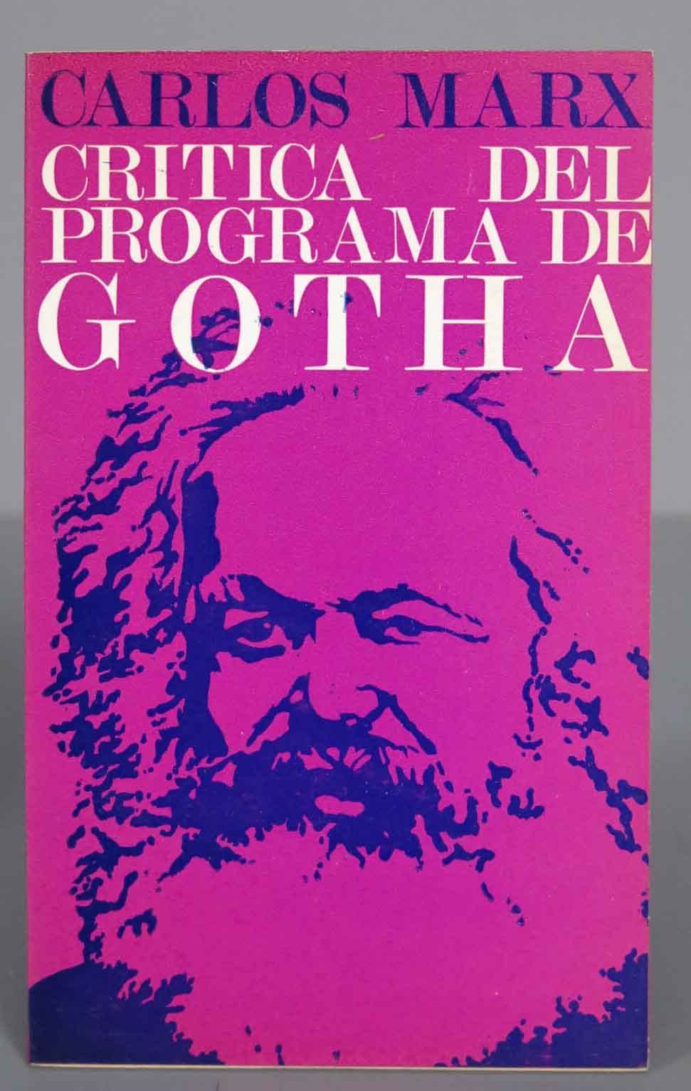 CRITICA DEL PROGRAMA DE GOTHA MARX | EL DESVAN ANTIGÜEDADES