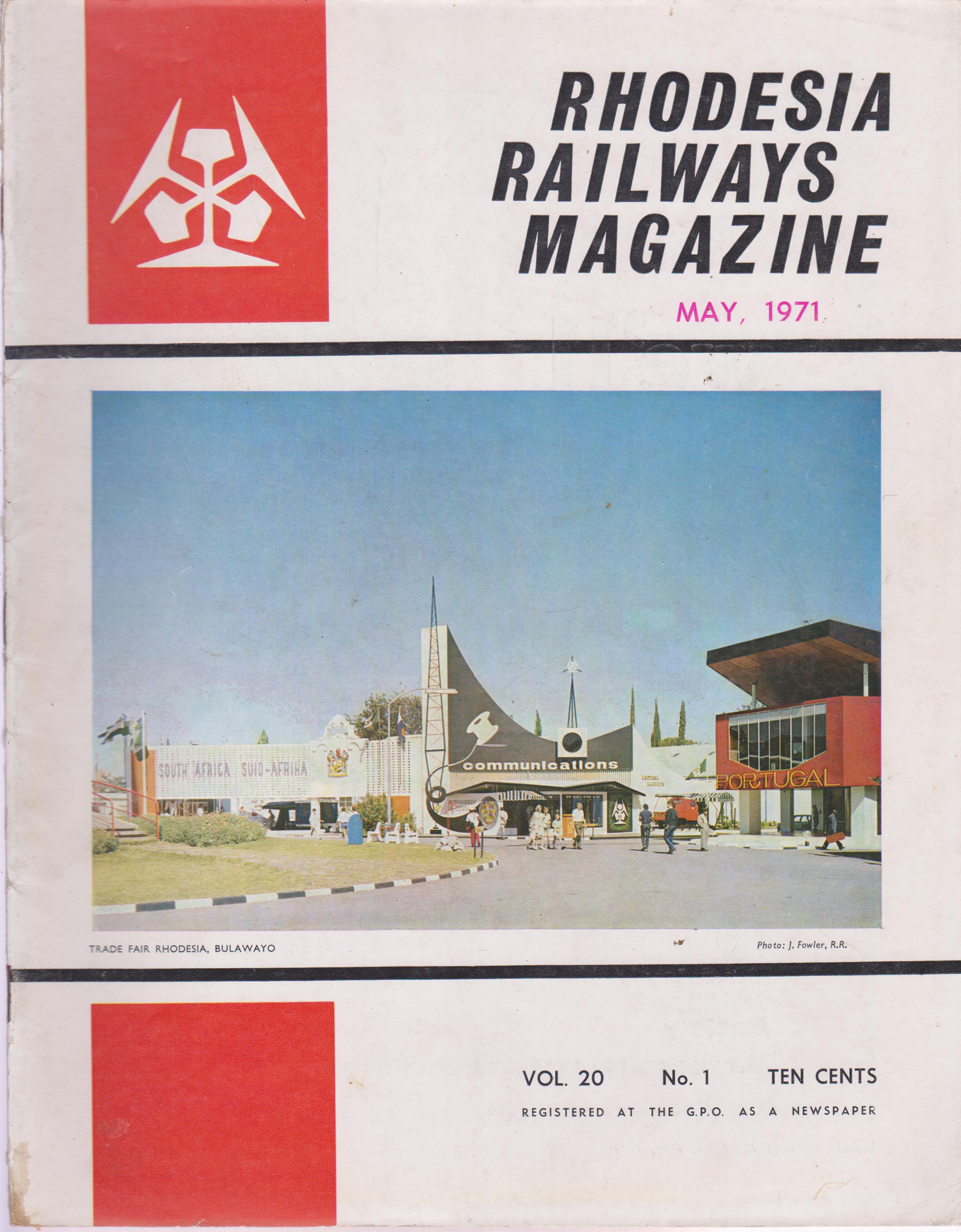 Rhodesia Railways Magazine vol. 20 no. 1 May 1971: Magazine ...