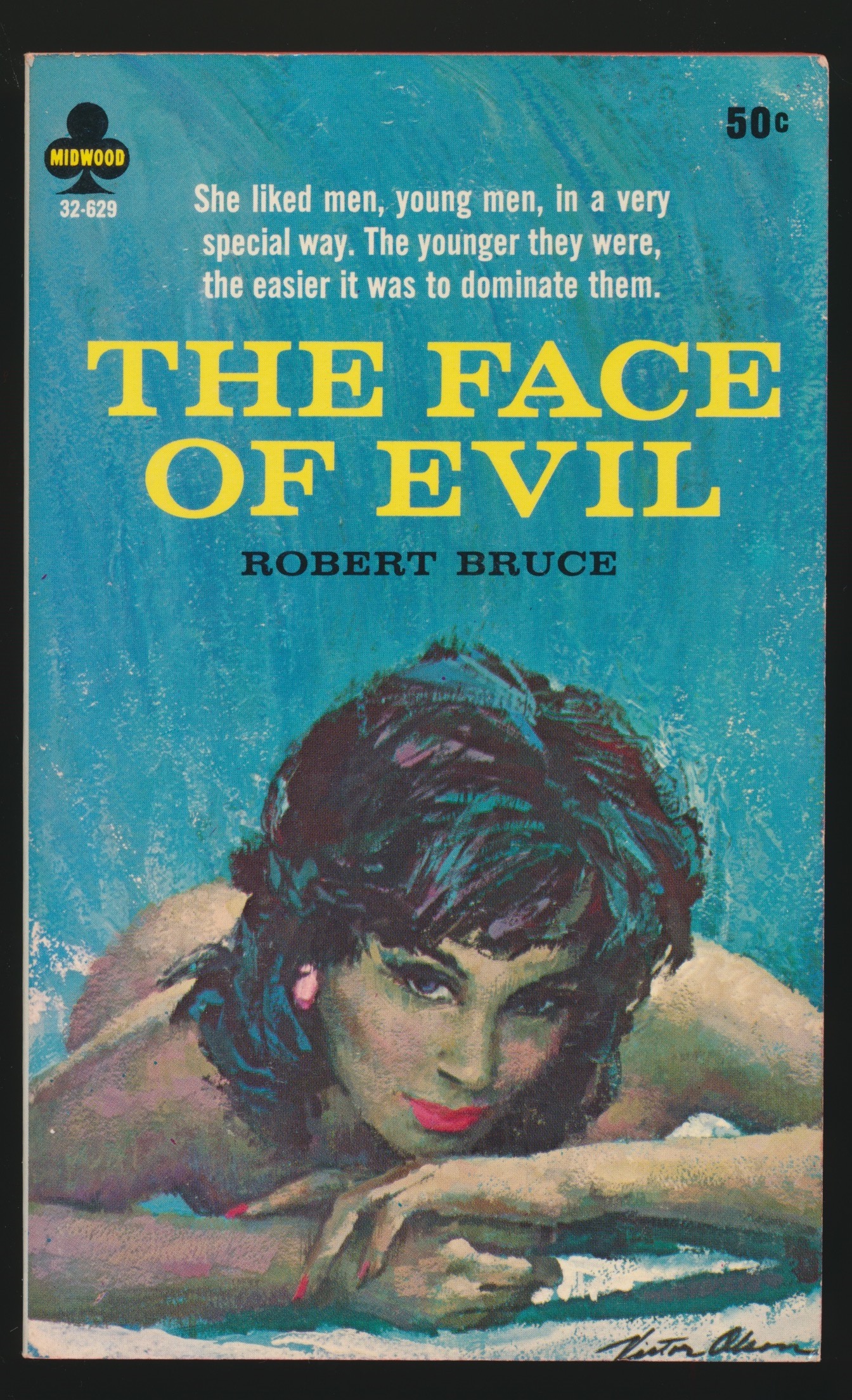 The Face of Evil pbo by Robert Bruce: Near Fine Soft cover (1966) 1st ...