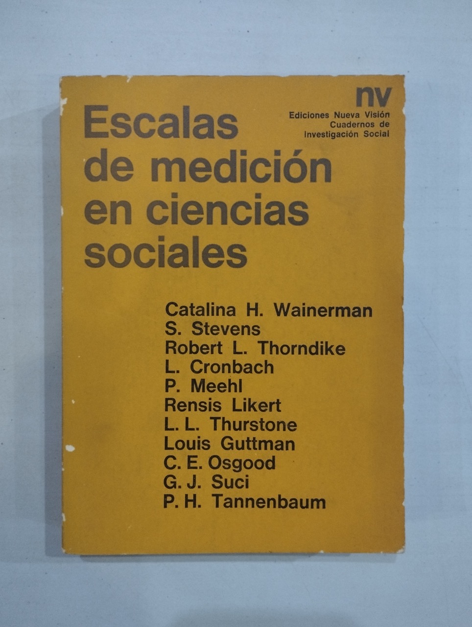 Escalas de medición en ciencias sociales: Bien Tapa blanda | Saturnàlia ...