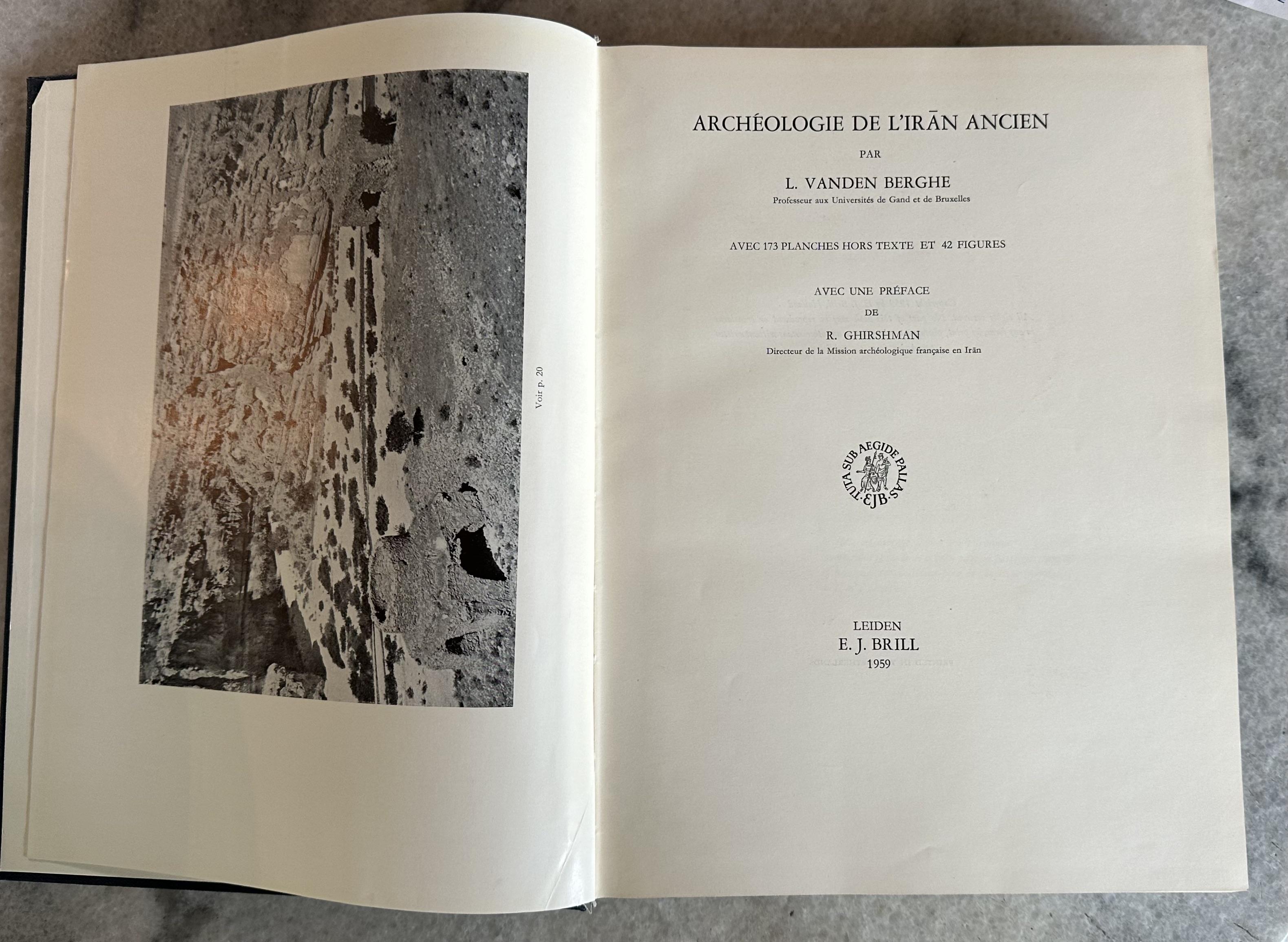 Archeologie de L'Iran Ancien by L. Vanden Berghe: Near Fine Hardcover ...