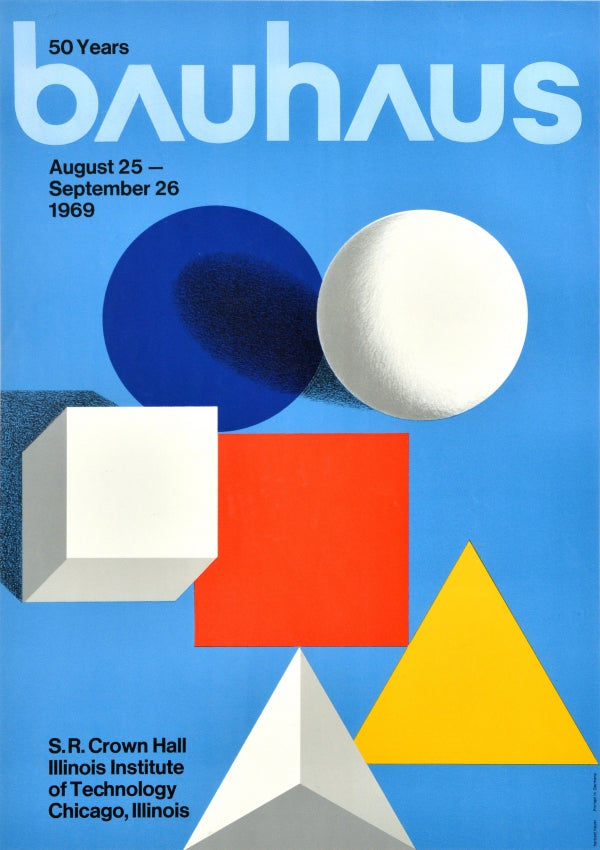 Bauhaus German Exhibition Chicago Illinois 1969: (1969) Art / Print ...