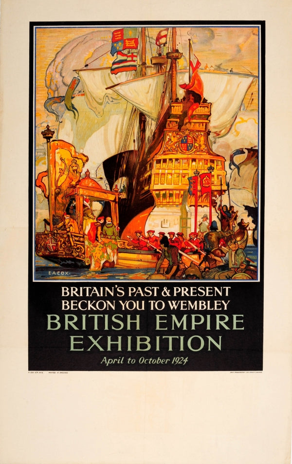 British Empire Exhibition 1924 Wembley: (1923) Kunst / Grafik / Poster ...