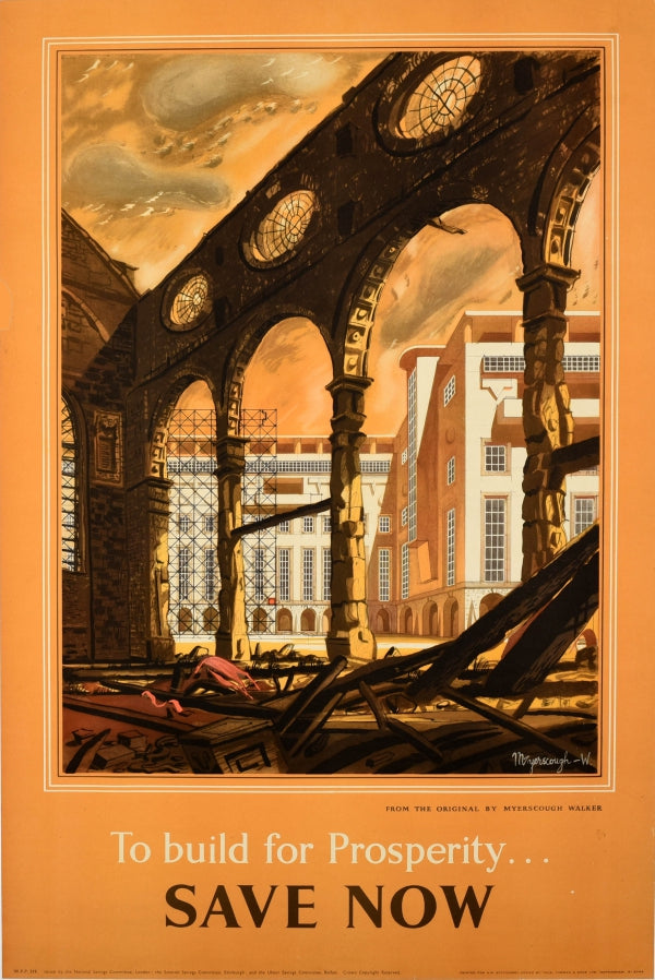 Build Prosperity Save Now WWII: (1940) Art / Print / Poster | AntikBar ...