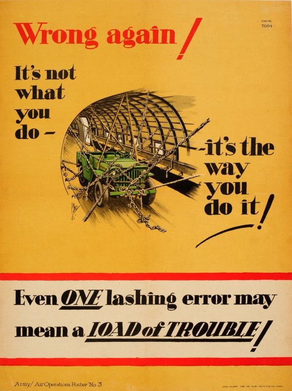 Lashing Error Willys MB Jeep Air Force Transport WWII UK: (1945) Art ...