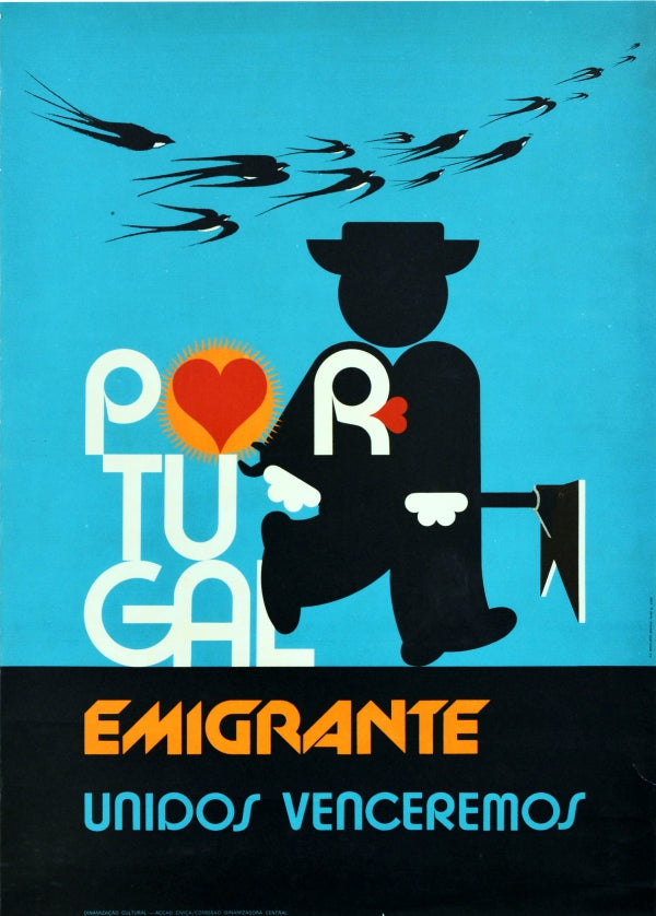 Portugal Migrants United Win: (1970) Arte / Grabado / Póster | AntikBar ...