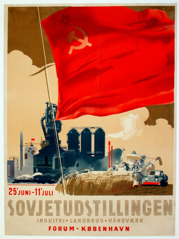 Soviet Exhibition - Copenhagen: (1954) Kunst / Grafik / Poster ...