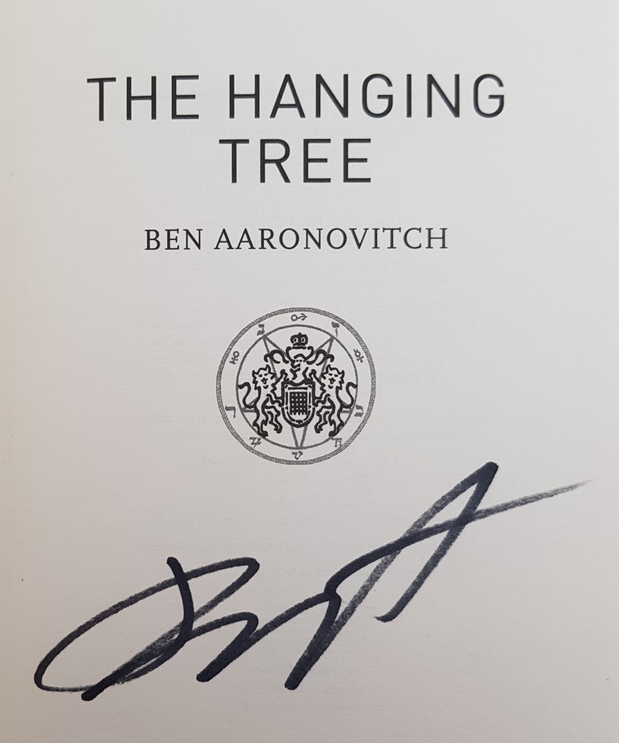 The Hanging Tree von Aaronovitch, Ben: Hard Cover (2016) Signatur des ...