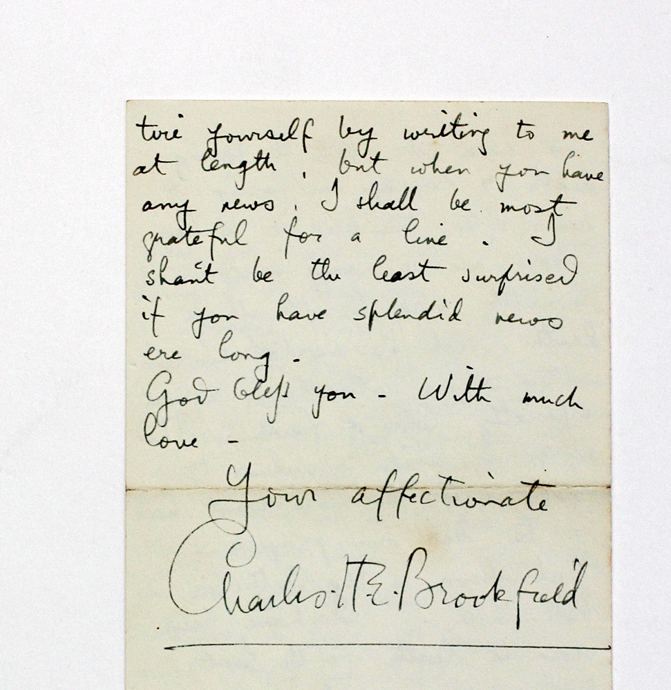 An Original Very Rare Handwritten and Signed Letter by the First ...