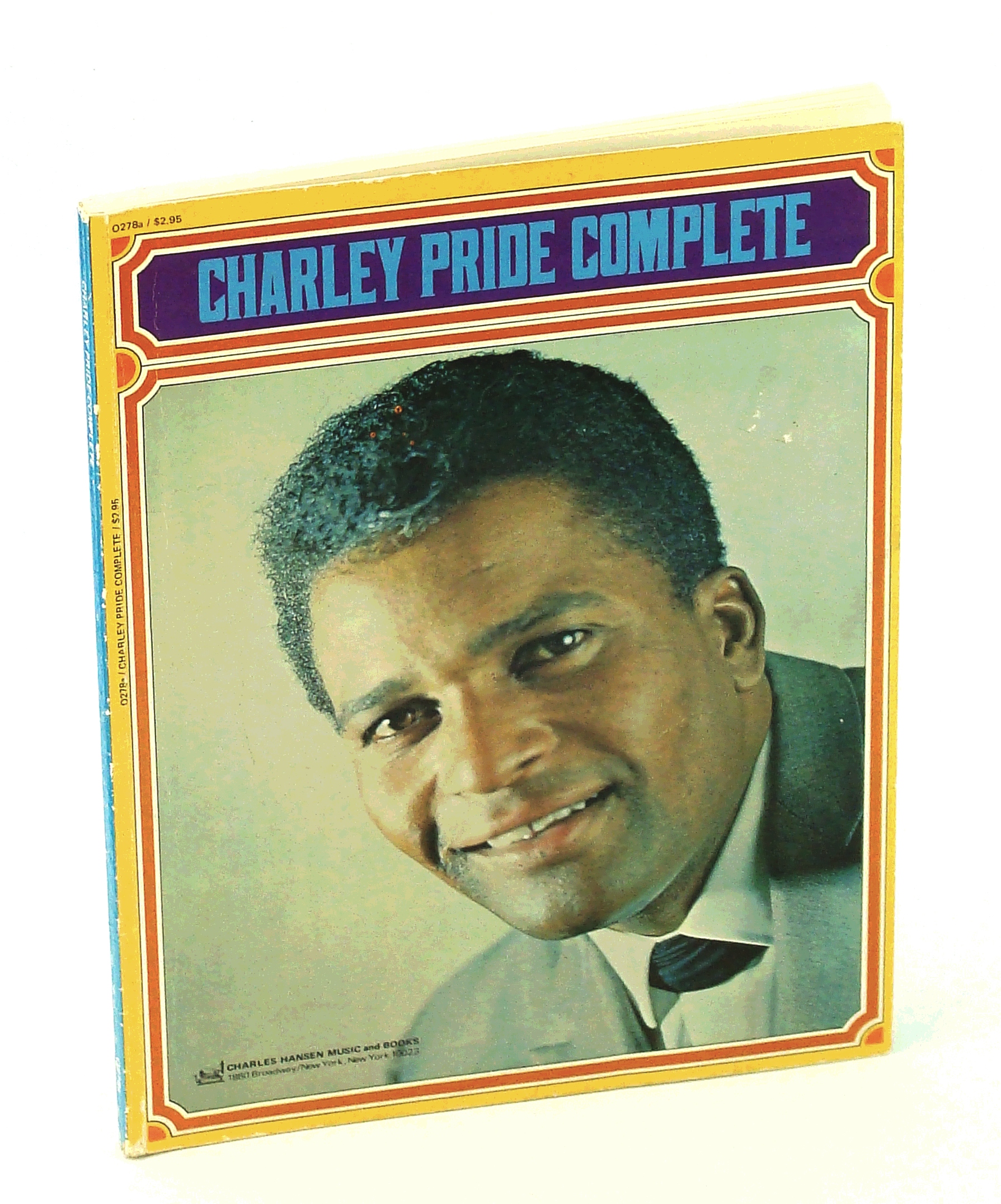Charley Pride Complete - Songbook With Piano Sheet Music, Lyrics ...