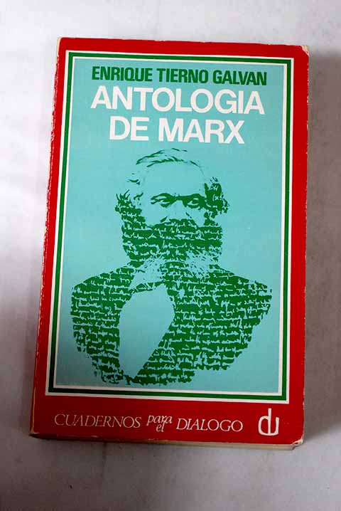 Antología y biografía de Marx de Marx: Bien tapa blanda (1972) | Alcaná ...