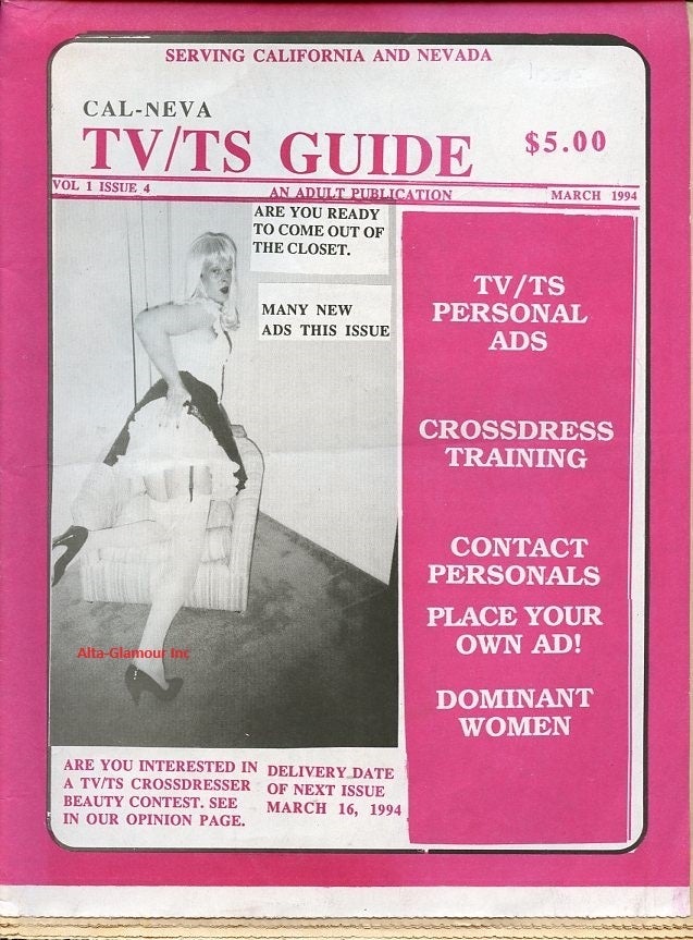 Cal-Neva TV / TS GUIDE Vol. 01, No. 04 | March 1994: (1993) | Alta ...