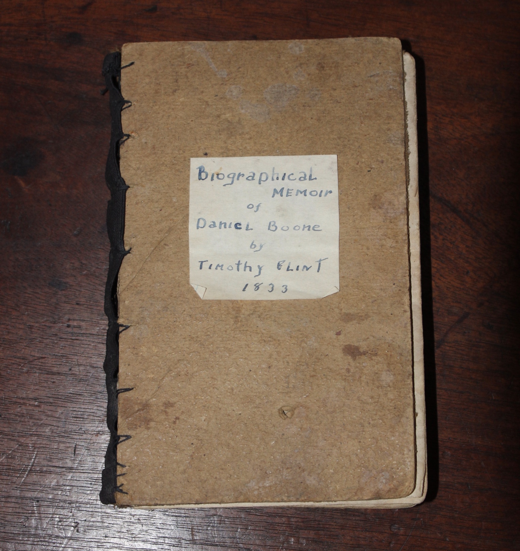 Biographical Memoir of Daniel Boone by Timothy Flint: Poor Hardcover ...