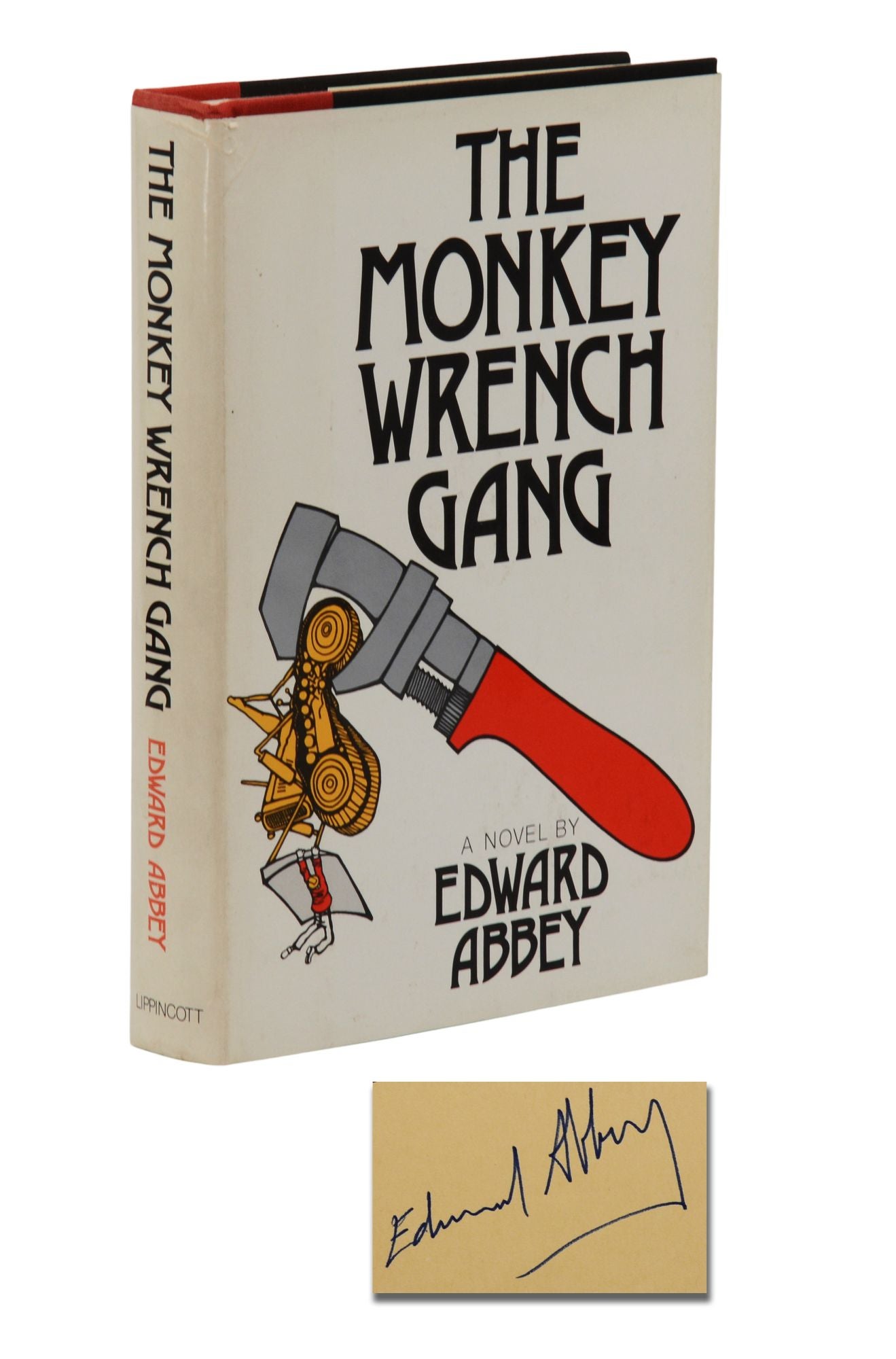 The Monkey Wrench Gang by Abbey, Edward: Near Fine (1975) First Edition., Signed by Author(s ...
