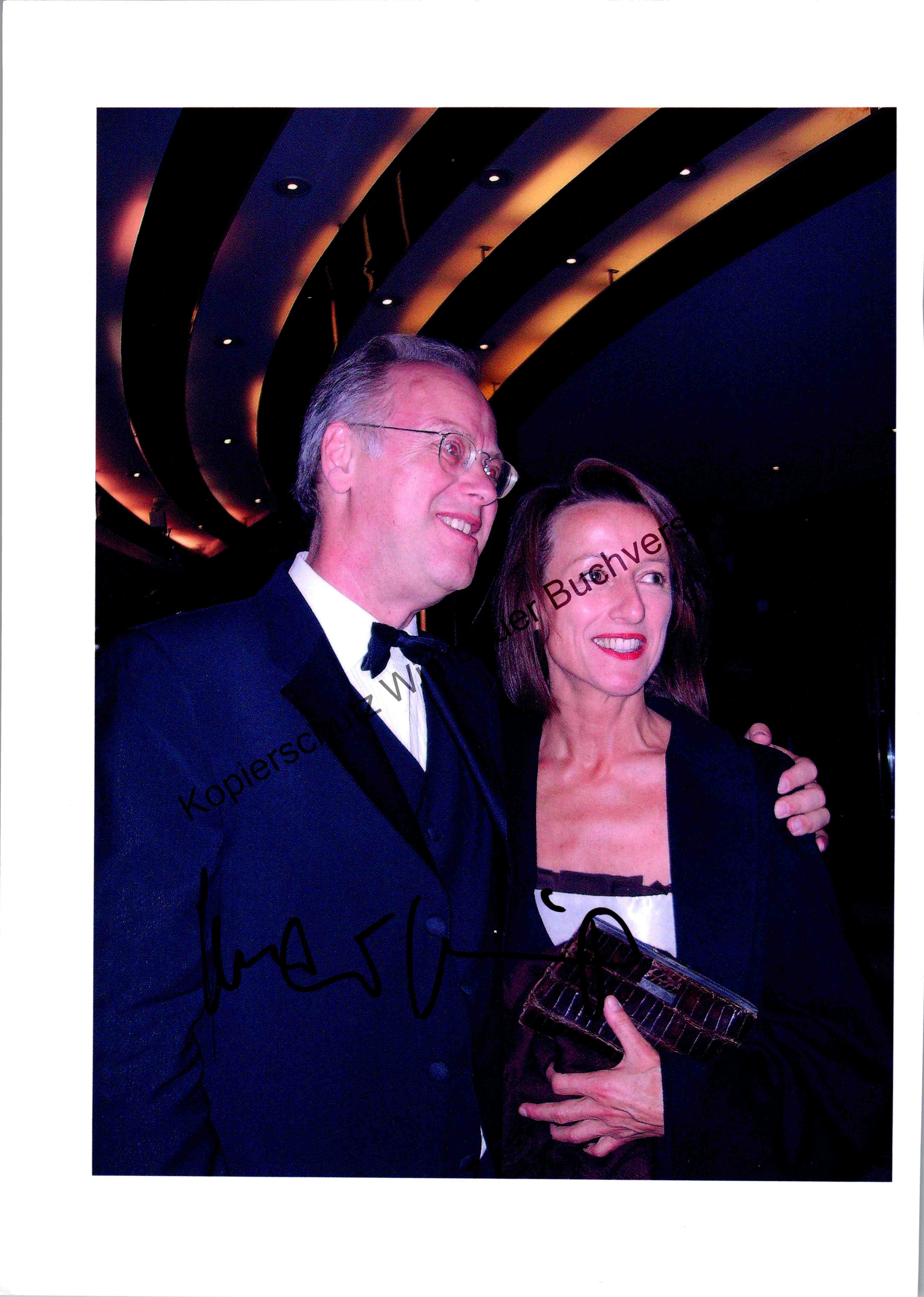 Original Autogramm Rudolf Scharping Bundesminister /// Autogramm Autograph signiert signed ...