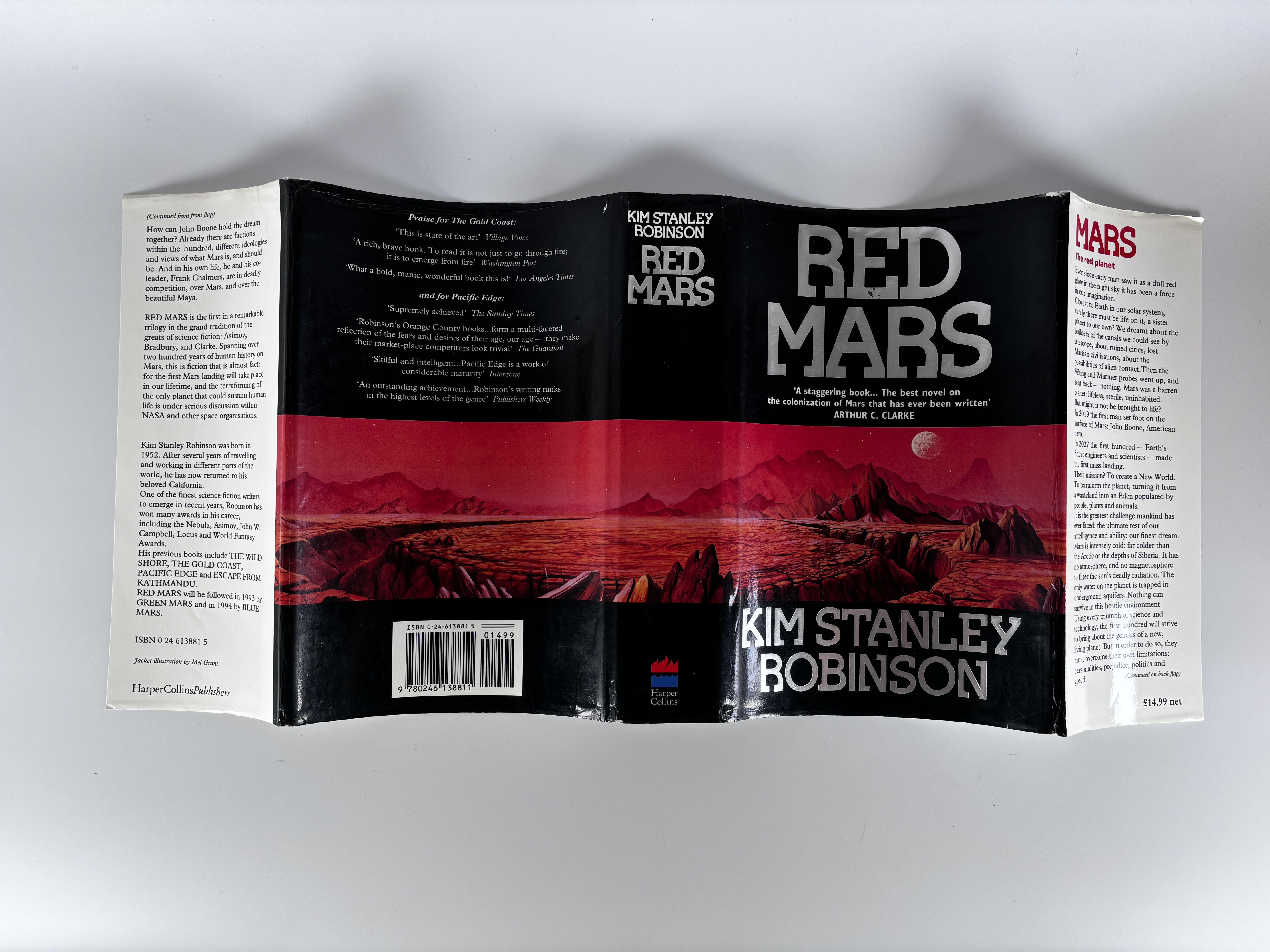 Red Mars by Stanley Robinson, Kim: (1992) | John Atkinson Books ABA ILAB PBFA